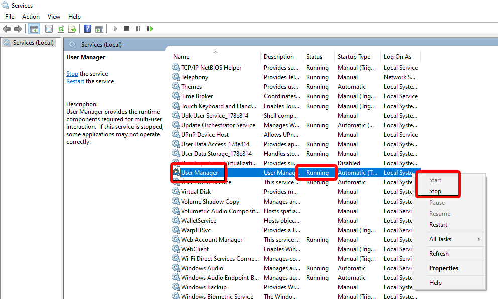 هنگ کردن Taskbar در ویندوز 10